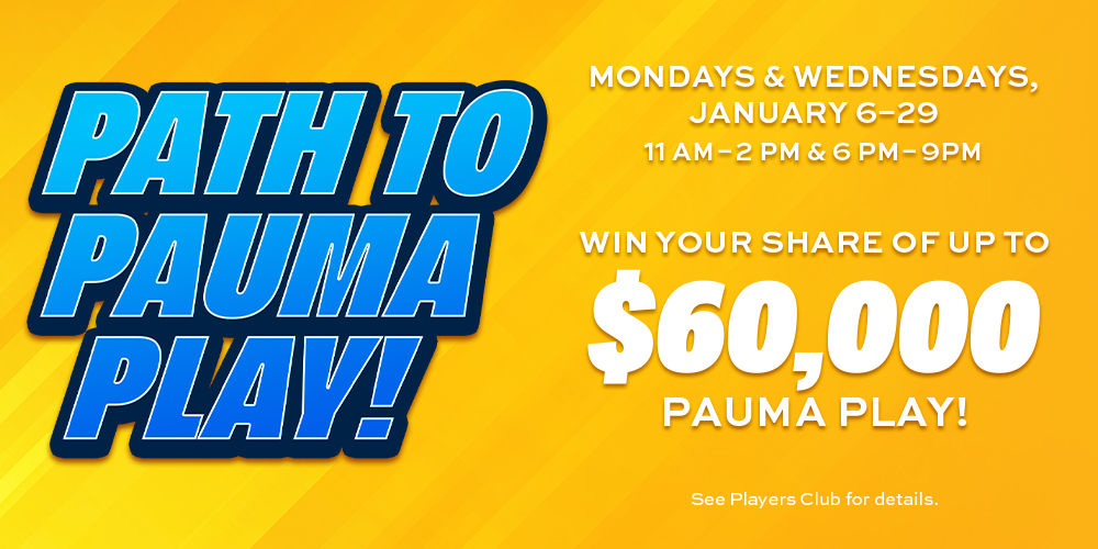 Gaming Promotions | Casino Pauma